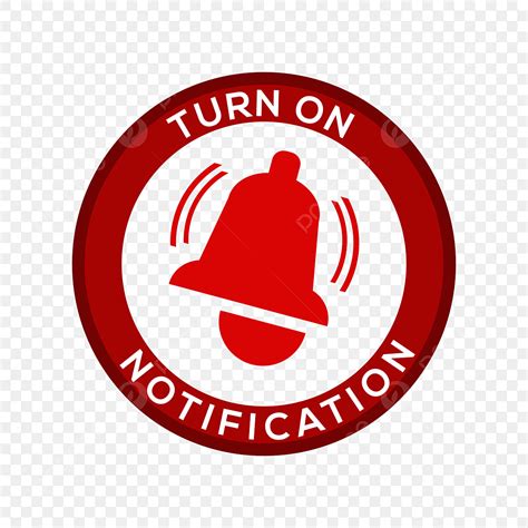 Notification Bell Clipart Hd Png Turn On Notification With Bell Button
