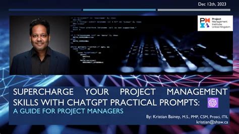 Supercharge Your Project Management Skills With Chatgpt Practical Uk Pdf
