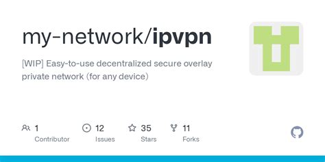 GitHub My Network Ipvpn WIP Easy To Use Decentralized Secure Overlay Private Network For