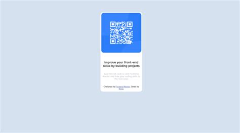 Frontend Mentor Qrcode With Html And Css Coding Challenge Solution