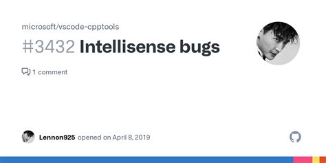 Intellisense Bugs · Issue 3432 · Microsoftvscode Cpptools · Github
