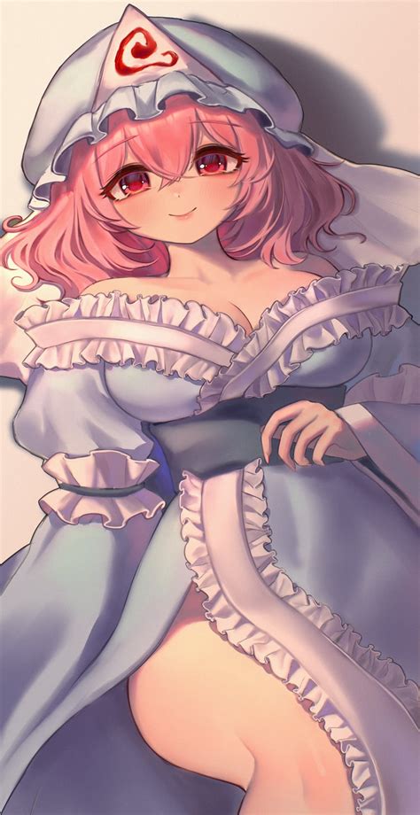 Saigyouji Yuyuko Touhou Drawn By Qiuju Danbooru