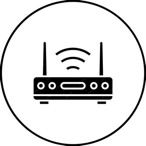 Premium Vector Wifi Router Icon