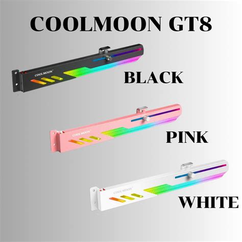 คำการดจอ V ARGB Coolmoon GT สดำ สขาว พรอมสง Shopee Thailand