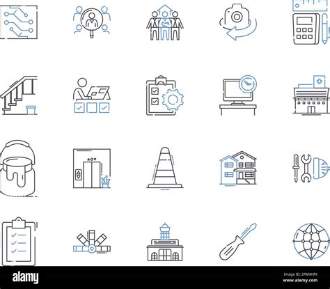 Engineering And Design Outline Icons Collection Engineering Design Technical Cad Innovate
