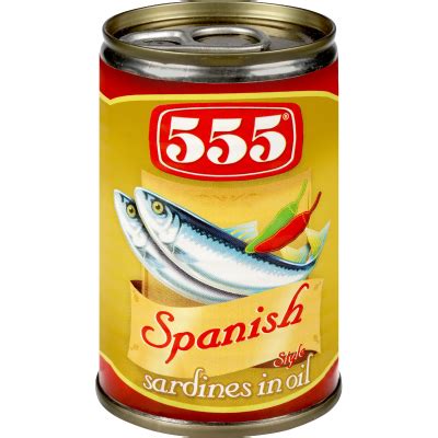 555 Spanish Style Sardines Canned Fish Pantry New World