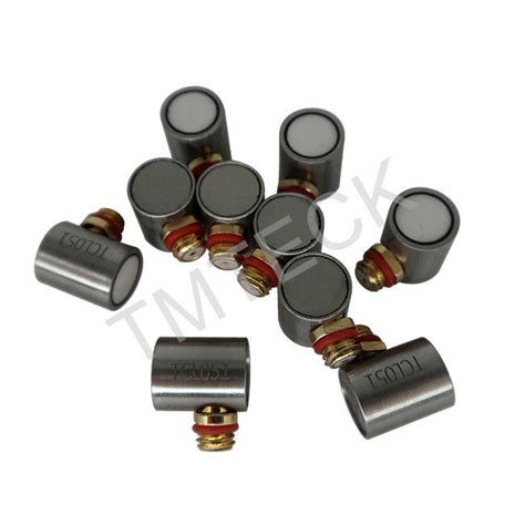 303 Stainless Steel Case Ultrasonic Transducer For Single Element Contact Longitudinal Waves