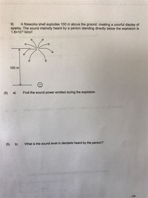 Solved A Fireworks Shell Explodes M Above The Ground Chegg