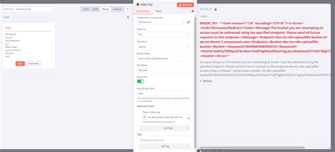 Error 301 The Bucket You Are Attempting To Access Must Be Addressed