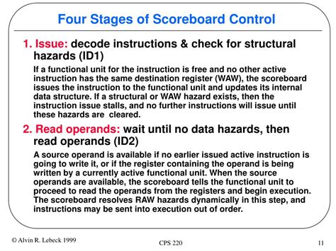 Ppt Lecture 6 Ilp Hw Case Study— Cdc 6600 Scoreboard And Tomasulos