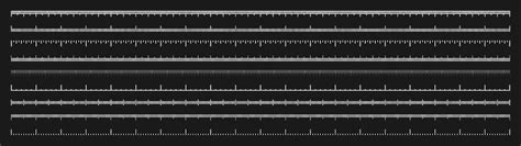 구분이 있는 다양한 측정 척도 길이 또는 높이를 센티미터 밀리미터 또는 인치 단위로 측정하기 위한 현실적인 흰색 눈금자 줄자 표시 크기 표시기 벡터 그림 프리미엄 벡터