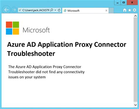 azure ad application proxy connector troubleshooter jack stromberg