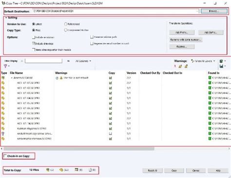 SOLIDWORKS PDM TIPS AND TRICKS COPY TREE FUNCTIONALITY BEACON INDIA