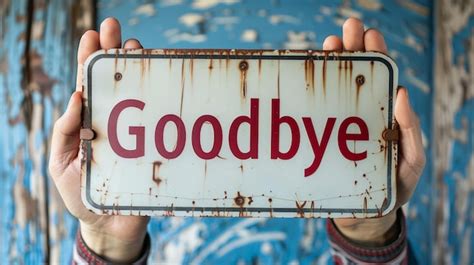Goodbye Sign Images Free Download On Freepik