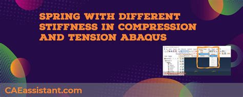 What Is Abaqus Spring Element Applying Spring Stiffness
