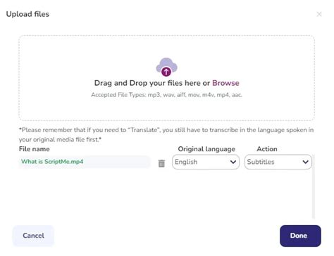 VTT File Generator Generate VTT Subtitles With ScriptMe