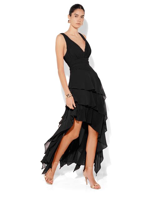Bellissima Black Cocktail Dress Montique Clothing