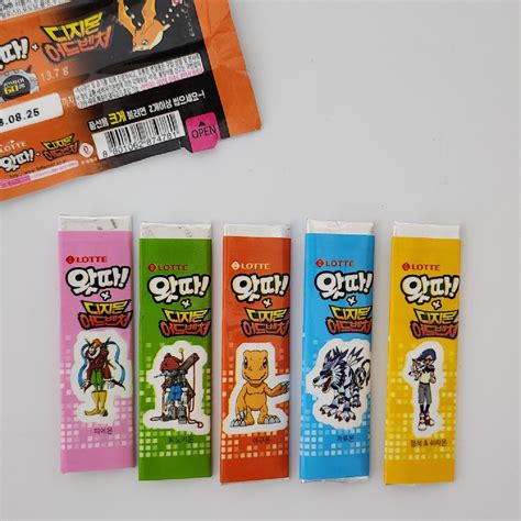 디지몬 껌 판박이 콜리 Colley