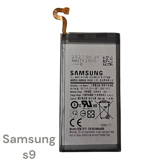 Original Samsung Galaxy S9 SM-G960F Akku Accu Batterie EB-BG960ABE Top ...
