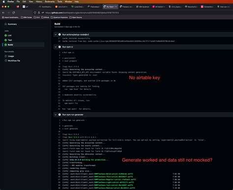Github Actions Build Failing At Npm Run Generate · Issue 3435 · Qiskit · Github