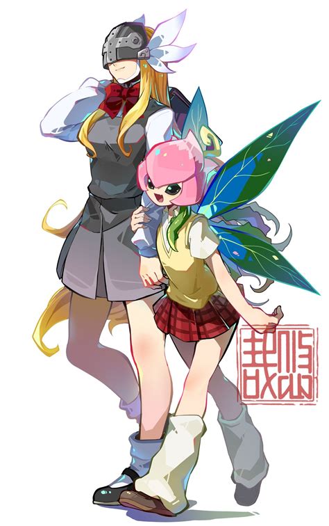Angewomon And Lilimon Digimon Drawn By Youzaiyouzai Danbooru