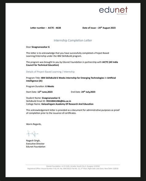 sivagnanasekar g on linkedin internshipcompletion newbeginnings