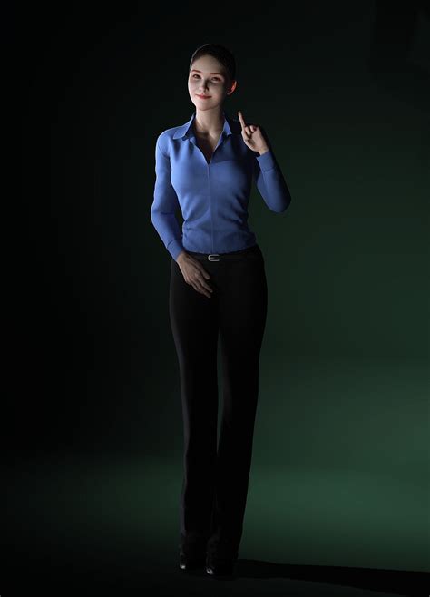 虚拟数字人定制，虚拟数字人员工，薇薇月月666 站酷zcool