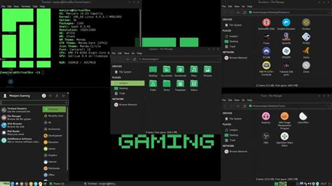 Manjaro Linux Gaming 16 06：面向游戏玩家的arch Linux