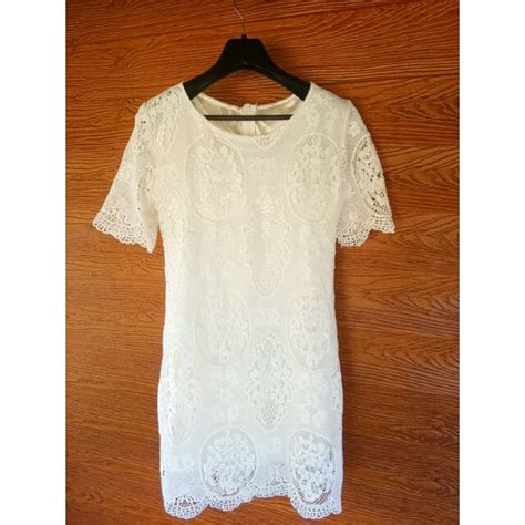 เดรสสีขาว ใส่ออกงาน มือ2 ใส่ครั้งเดียว Shopee Thailand