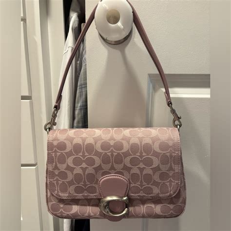 Coach Bags Coach Blush Pink Signature Shoulder Bag Poshmark