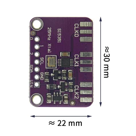 Buy Si5351a I2c 8 Khz 160 Mhz Clock Generator Breakout Board Module Online At