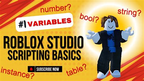 Variables Roblox Studio Scripting Basics 1 Roblox Youtube
