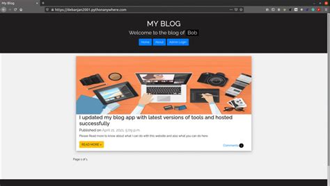 github debanjan2001 myblog webapp a personalised blogging webapp built using python3 8 and