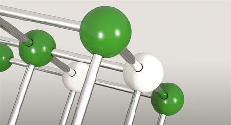 Sodium Chloride Molecule Model