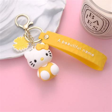 Брелок для ключей Hello Kitty Хеллоу Китти на сумку рюкзак на ключи автомобиля женский