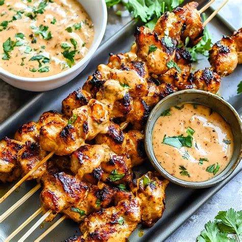 Bang Bang Chicken Skewers