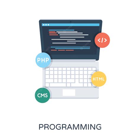 Premium Vector Programming Flat Vector Icon