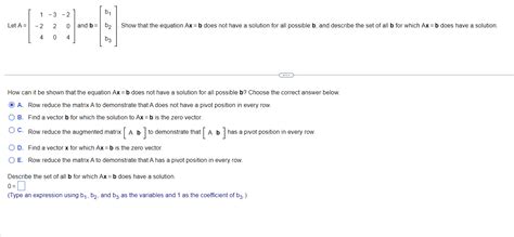 Solved I Know That The RREF Is The Following But I Don T Chegg Com