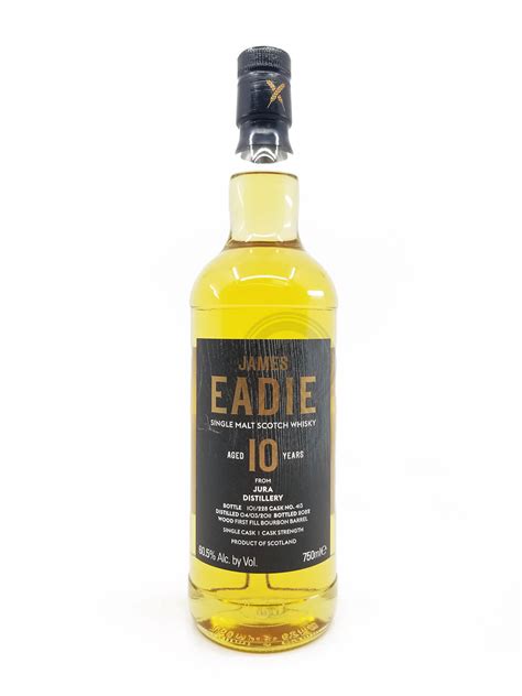 James Eadie Jura 10 Year Old Single Malt Scotch | First Fill Spirits ...