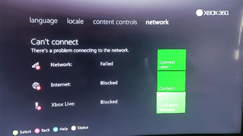 Connection Not Working Rxbox360