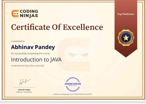 Codingislife Codingninjas Java Javadeveloper Abhinav Pandey