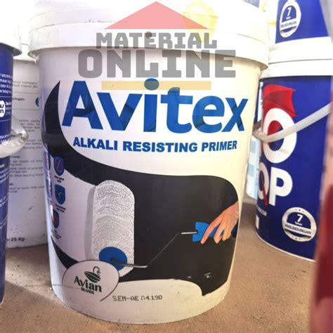 Jual AVITEX Cat Dasar Wall Sealer Alkali Resisting Primer Putih Pail Pel Kg Kg Kg