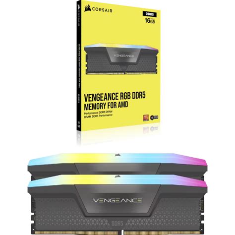 Corsair Ddr5 6000 Vengeance Rgb 32gb Cas 36 2x 16gb 288 Pin Pc Ram Pc5