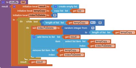 how do i start displaying random values indexes from a list one after another mit app