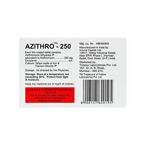 Azithro Max 250mg Table At ₹ 70stripe In Nagpur Id 2854136680888