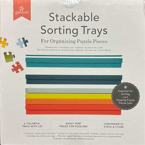 Stackable Sorting Trays By Galison