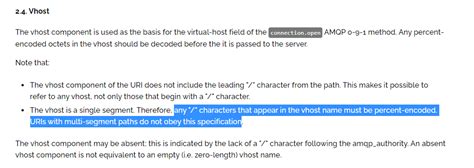 masstransit connecting to rabbitmq vhost starting with slash stack overflow