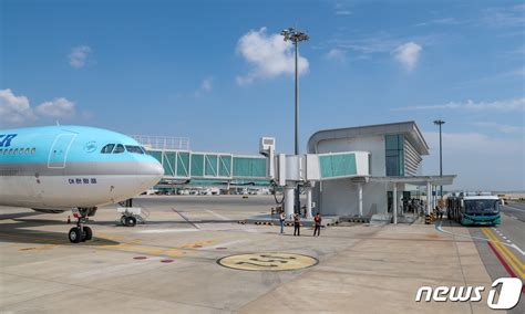 인천국제공항공사 제2여객터미널 원격탑승시설 시험운영 뉴스1