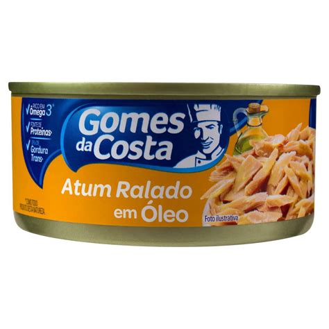 Atum Ralado Em Óleo Gomes Da Costa Lata 130g Big Box Delivery 413