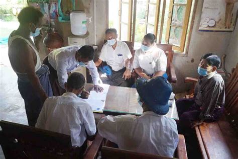 ငါန်းဇွန်မြို့နယ်၌ မဲဆန္ဒရှင်စာရင်းများ ပြည့်စုံမှန်ကန်စေရေး တစ်အိမ်တက်ဆင်း လိုက်လံစစ်ဆေး